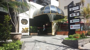 Entrada do alojamento