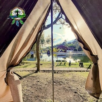 Tenda Elite | Roupa de cama fornecida