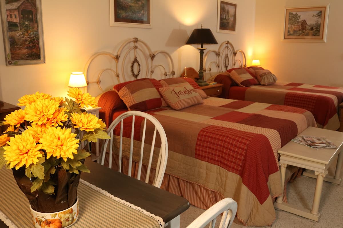 Quarto quádruplo luxo | Roupas de cama premium