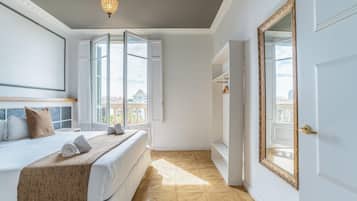 Apartamento galeria | Cofres nos quartos, Wi-Fi de cortesia, roupa de cama