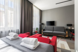 Quarto Quádruplo Premium | Cortinas/cortinados opacos, quartos insonorizados 