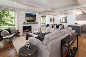 Apartamento em Condomínio Fechado (Contemporary 3 Bedroom Ski In, Ski Ou) | Sala
