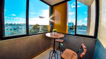 Quarto casal superior, vista para a cidade | Vista para a cidade