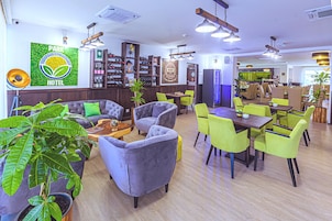 Lounge no saguão