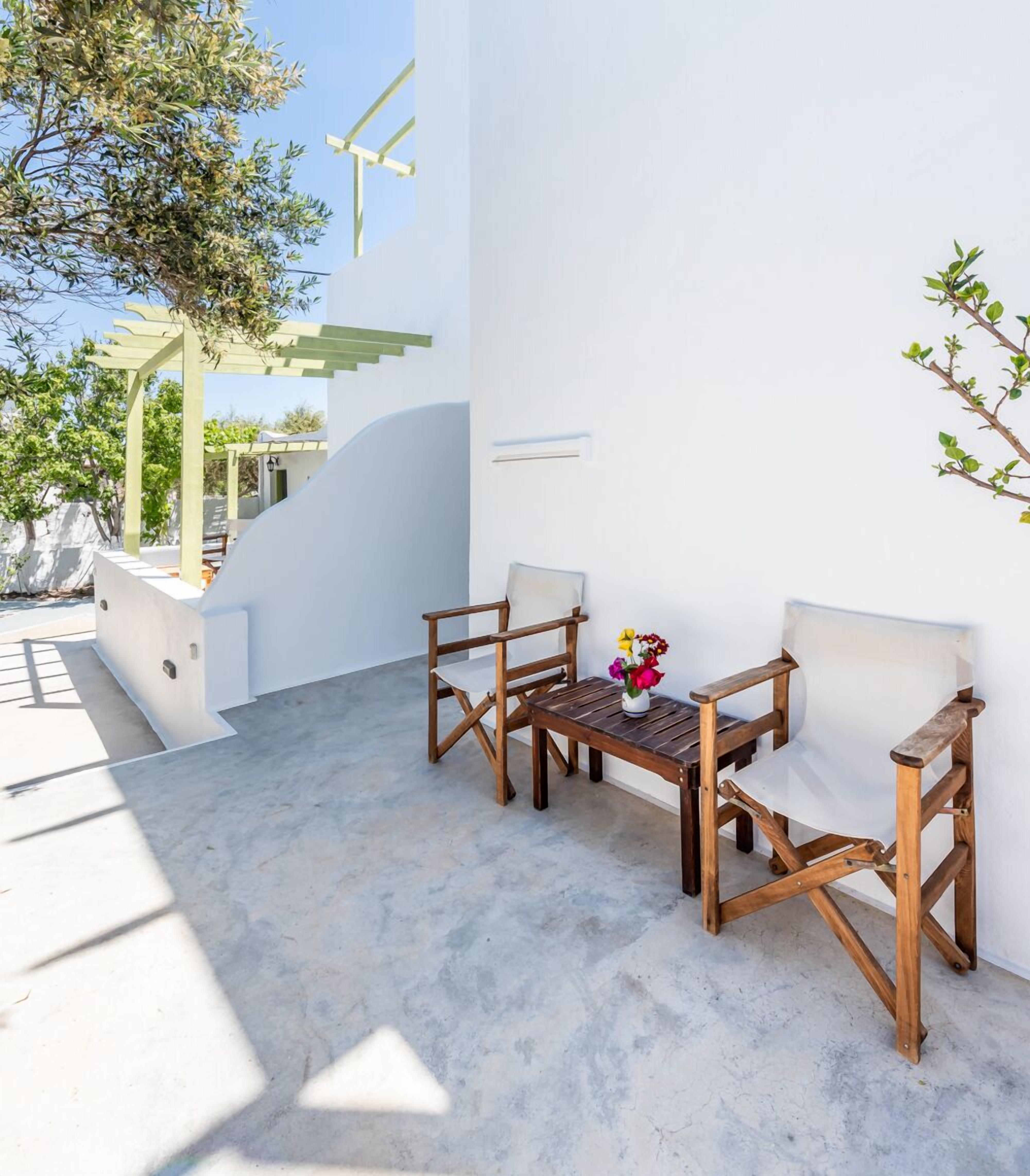 Quarto casal econômico | Terraço/pátio