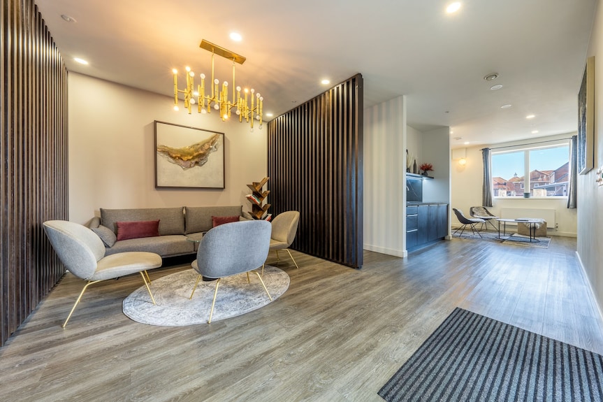 Luxury 1 Bedroom Apartment With Roof Terrace And Gym Area - スティーブニッジ