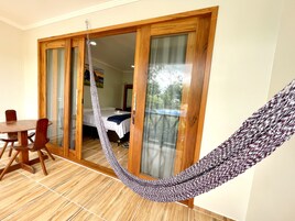 Dúplex Deluxe, 2 quartos, não fumadores | Terraço/pátio interior