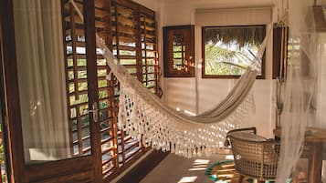 Cabana elite | Frigobar, cofres nos quartos, cortinas blackout, Wi-Fi de cortesia