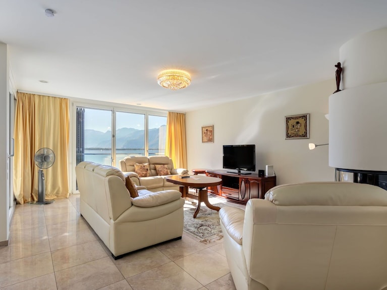 Beautiful Apartment For 6 Guests With Pool, Wifi, Tv, Balcony And Panoramic View - Vevey