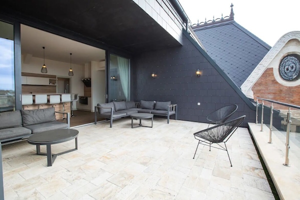 Penthouse de Luxo | Terraço/pátio interior