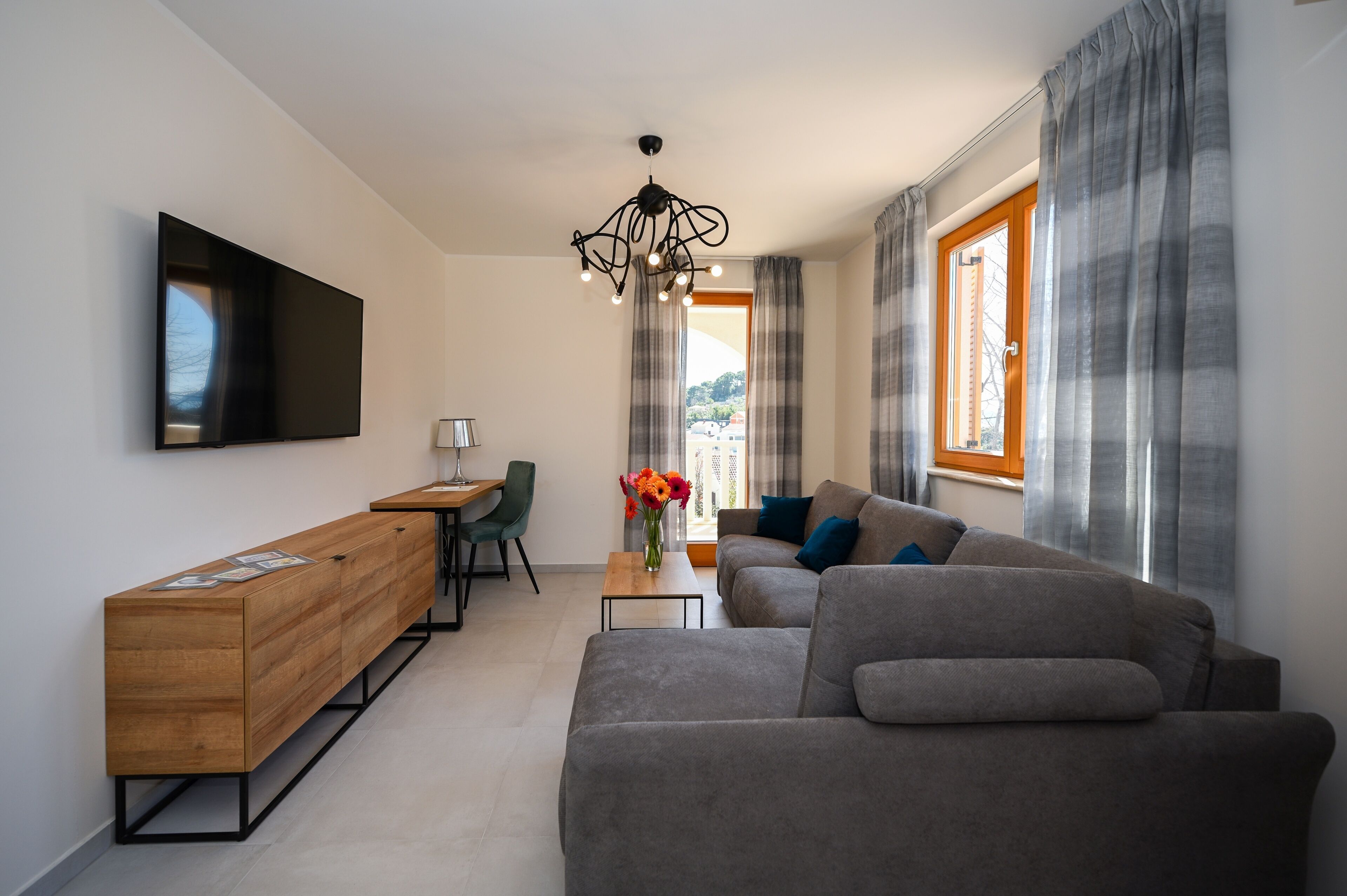 Apartamento Comfort, 1 quarto, vista para o pátio | Vista do quarto