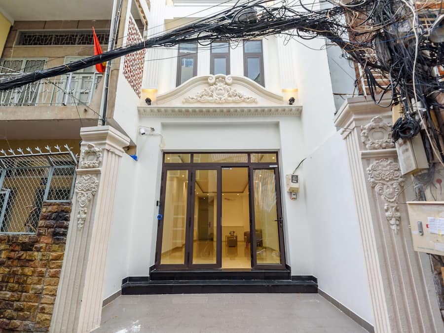 Entrada do alojamento