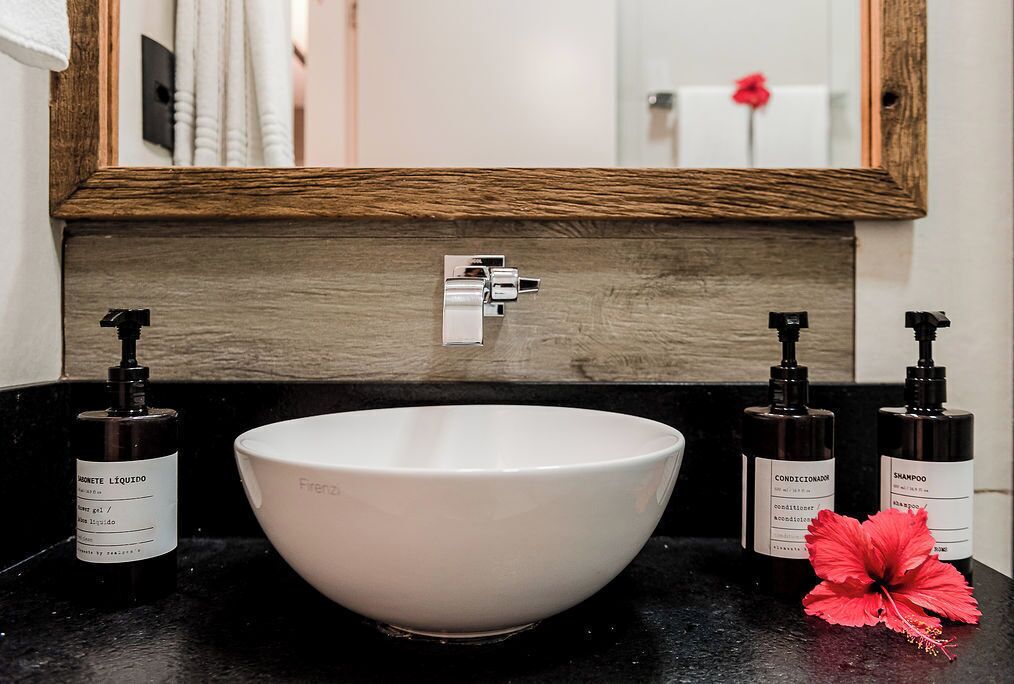 Quarto triplo superior | Banheiro | Secador de cabelo 