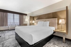 Quarto, 1 cama king-size, acessível, não fumadores | Roupa hipoalergénica, secretária