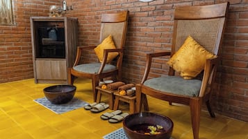 Sala(s) para tratamentos a casais, banheira de hidromassagem