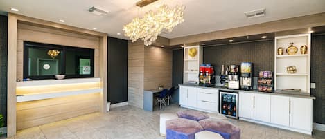 Sala de estar do lobby