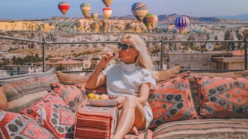 Terraço no piso superior