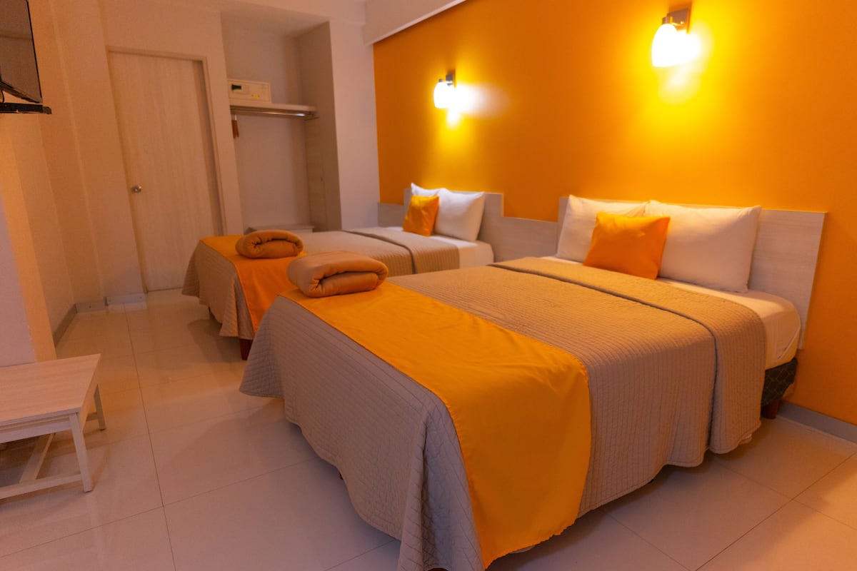 Quarto Familiar | Wi-fi grátis, roupa de cama fornecida