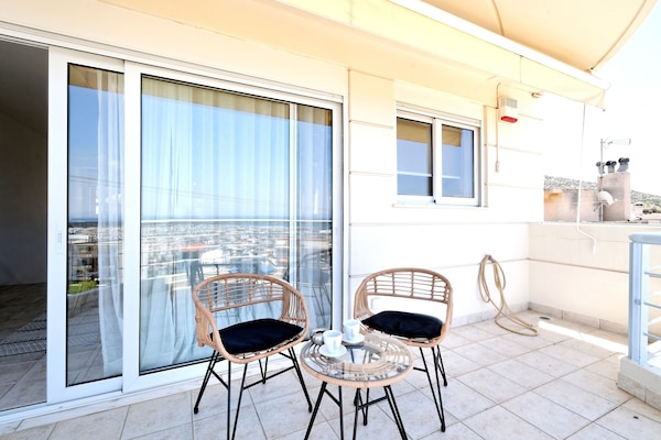 Villa de Luxo, 4 quartos, varanda, vista para o mar | Varanda