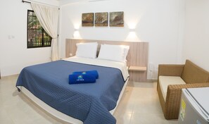 Quarto Duplo Deluxe | Roupa de cama fornecida 