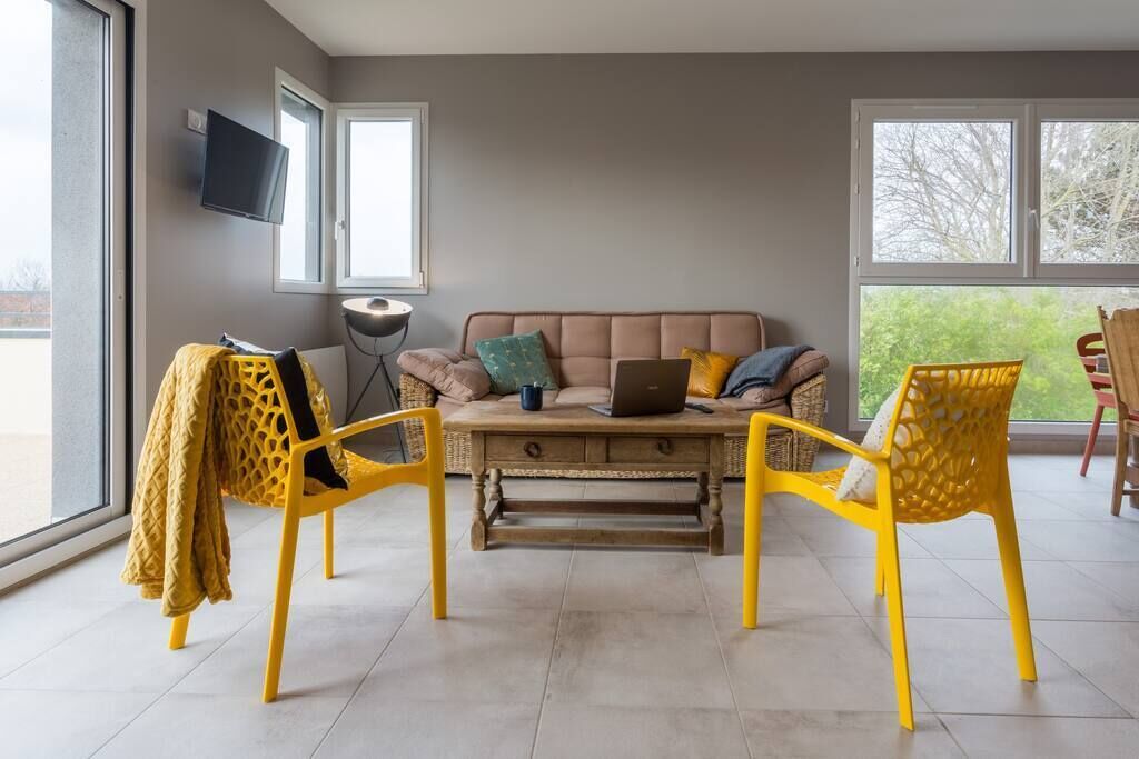 Tribord, Apartment With Terrace And Sea View, Parking - Asnelles