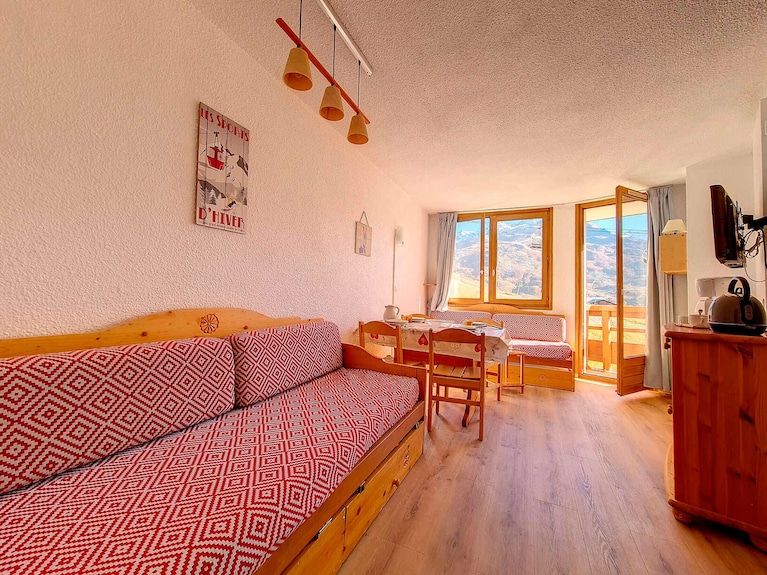 Appartement Spacieux Proche Pistes Et Commerces Avec Balcon Exposé Sud - Les Menuires