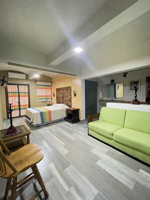 Suite-Estúdio Exclusiva | Minibar, Wi-fi, roupa de cama fornecida 