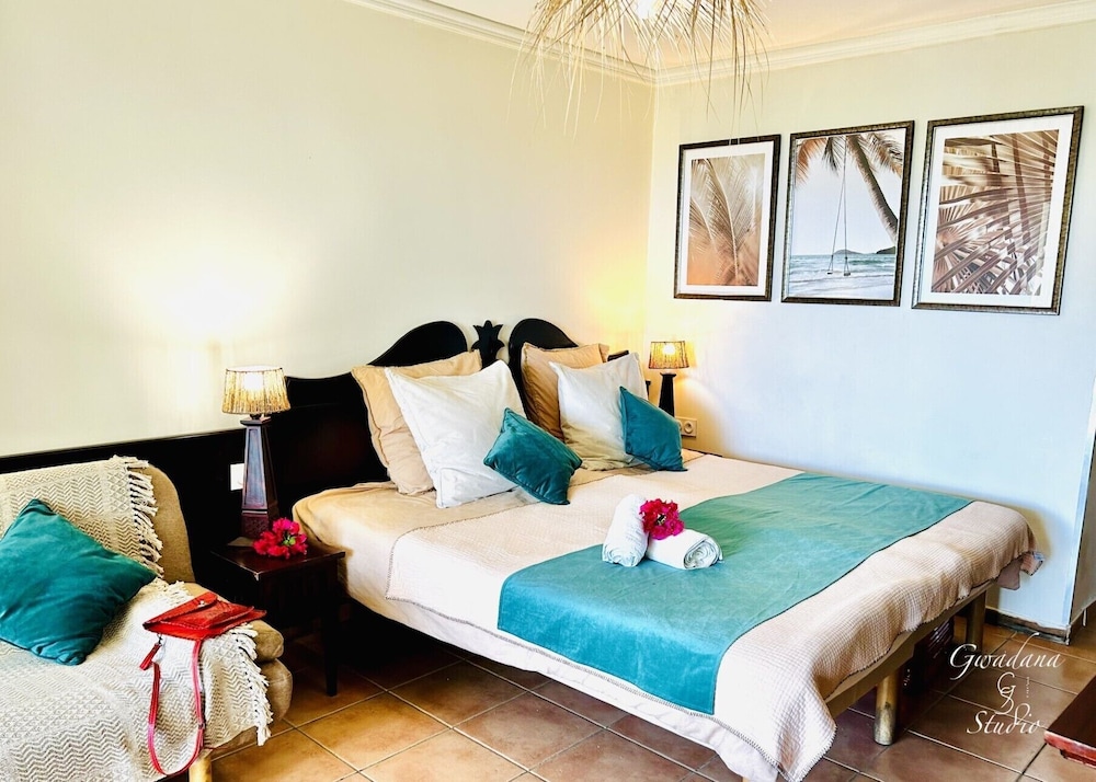 Superb Sea View, Direct Access To The Beach & Swimming Pool, Village Vacances Lesgwadastudios - Guadeloupe