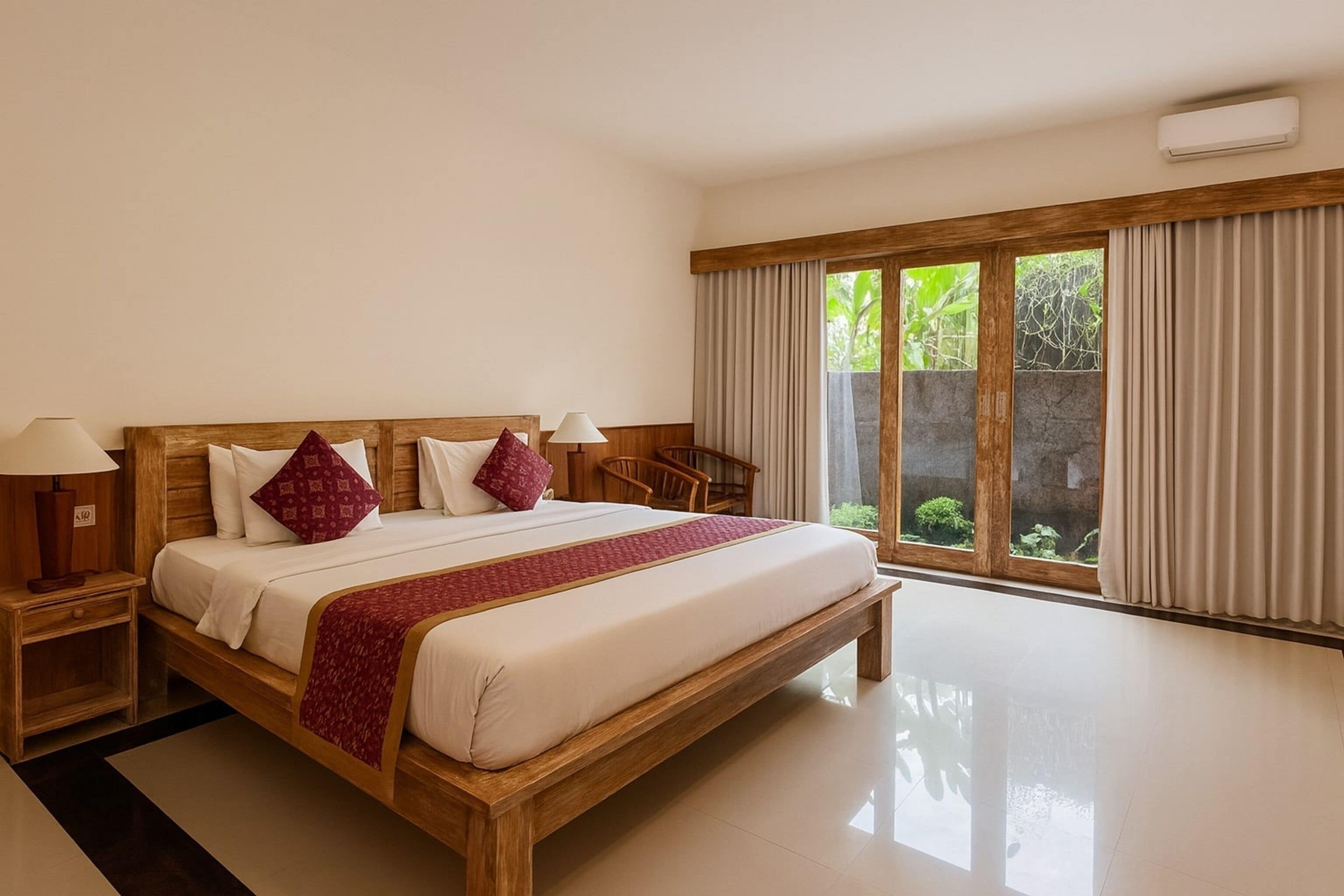 Quarto casal luxo | Cofres nos quartos, escrivaninha, Wi-Fi de cortesia, roupa de cama