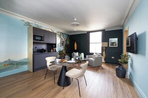 Apartamento | 1 quarto, Wi-fi grátis, roupa de cama fornecida 