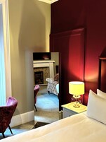 Quarto Duplo Deluxe, 1 cama king-size | Lençóis de algodão egípcio, roupa de alta qualidade