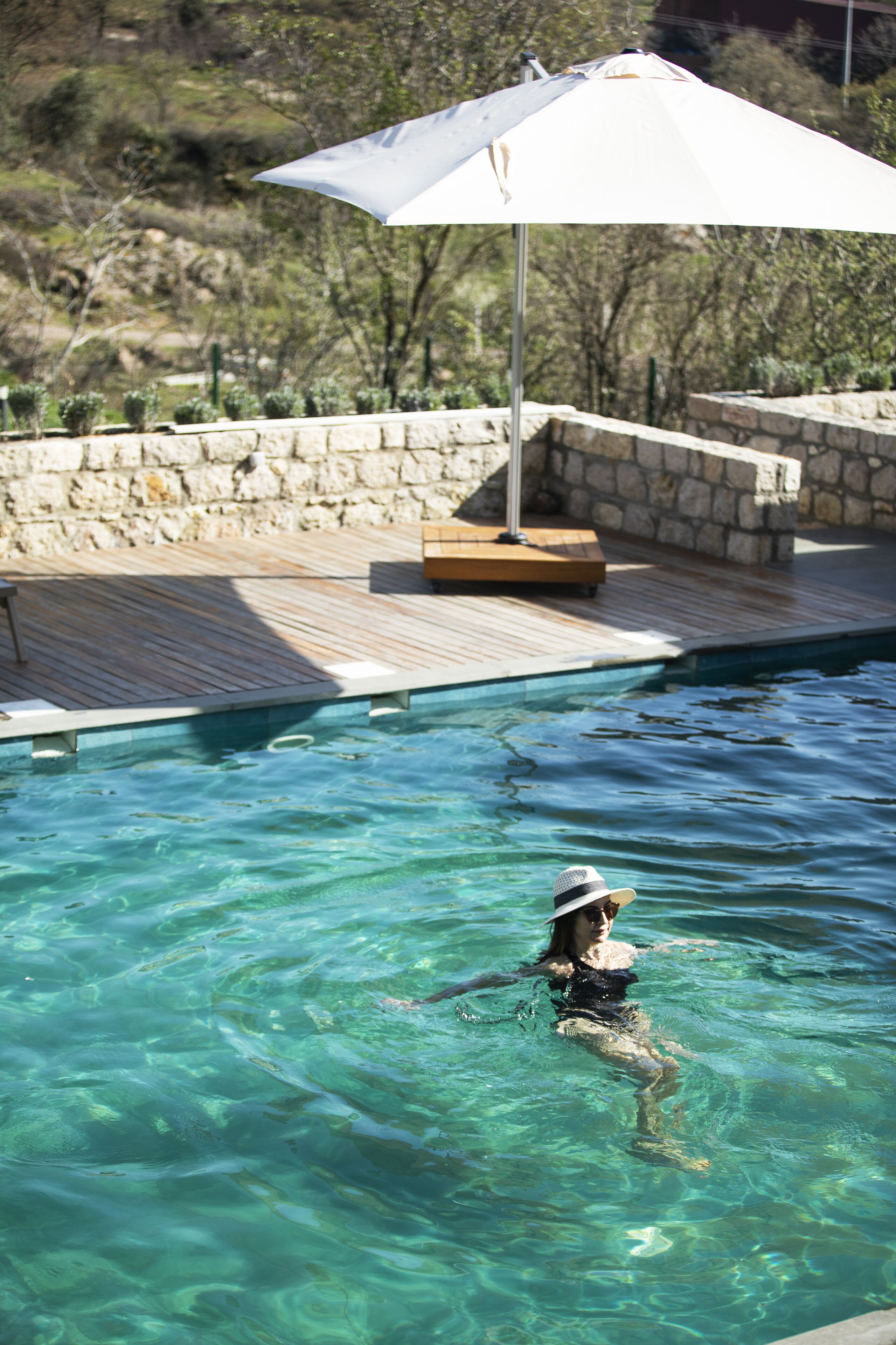 Piscina externa sazonal