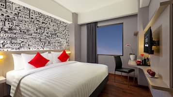 Quarto (Suite) | Cofre no quarto, secretária, Wi-fi grátis, roupa de cama fornecida
