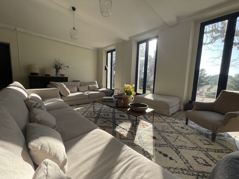 Bastide 9 Couchages, Grande Piscine Sécurisée, Sans Vis-à-vis à Aix En Provence - Gardanne