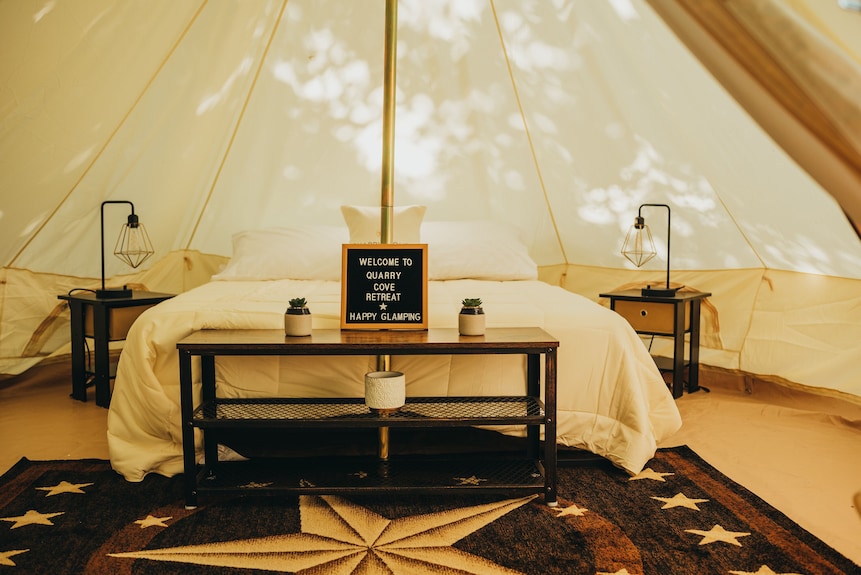 Lakefront Glamping Resort Cherokee Lake Tennessee Site 4 - Tennessee