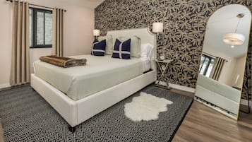 Loft Superior, 1 cama king-size | 1 quarto, roupa de alta qualidade, cortinas/cortinados opacos