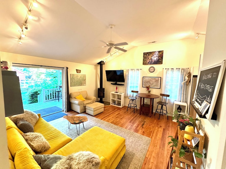 Incredible Fenced In Dog Friendly Cottage In Downtown Brevard With Hot Tub! -