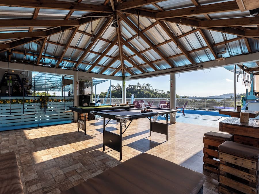 Área para festas de aniversário