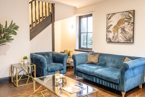 Casa de campo superluxo, banheiro privativo, vista para o jardim | Lounge