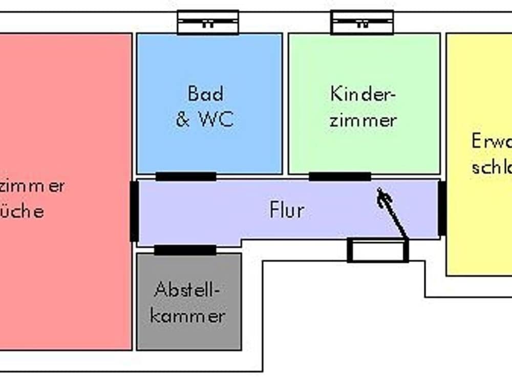 Ferienwohnung Gästegarten Wohnung Seestern - Am Gästegarten - Werdum