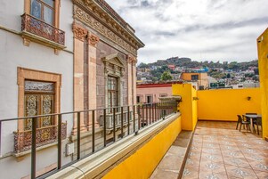 Terraço no piso superior