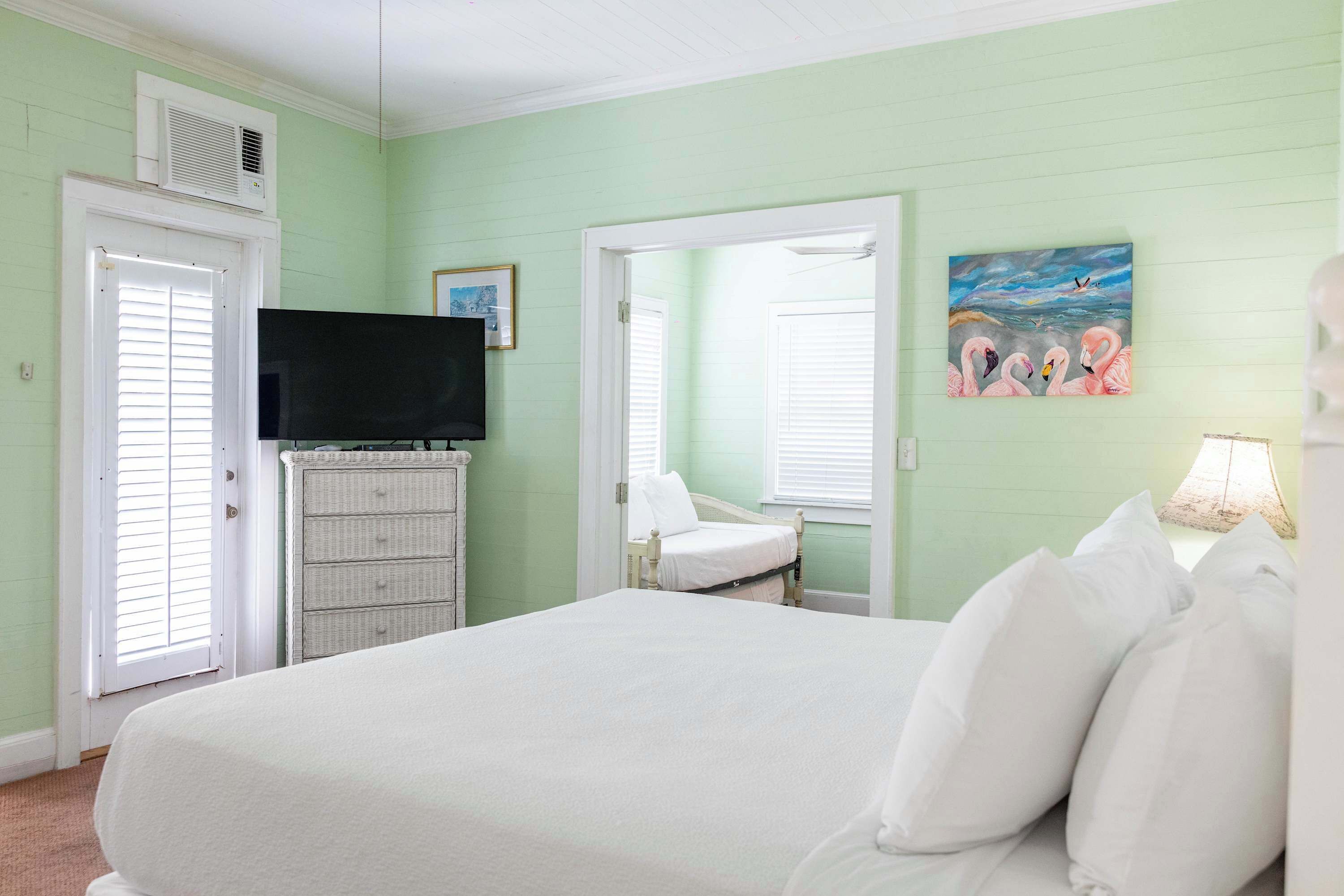 King Suite + 2 Twins & Balcony  The James House - Key West, FL