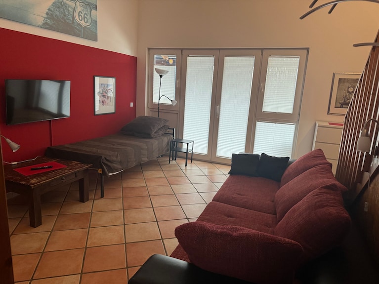 Pasture 1 - 50 M2 Apartment With Terrace On The Ground Floor - Ferienwohnungen Hasenpfühlerweide - Hockenheim