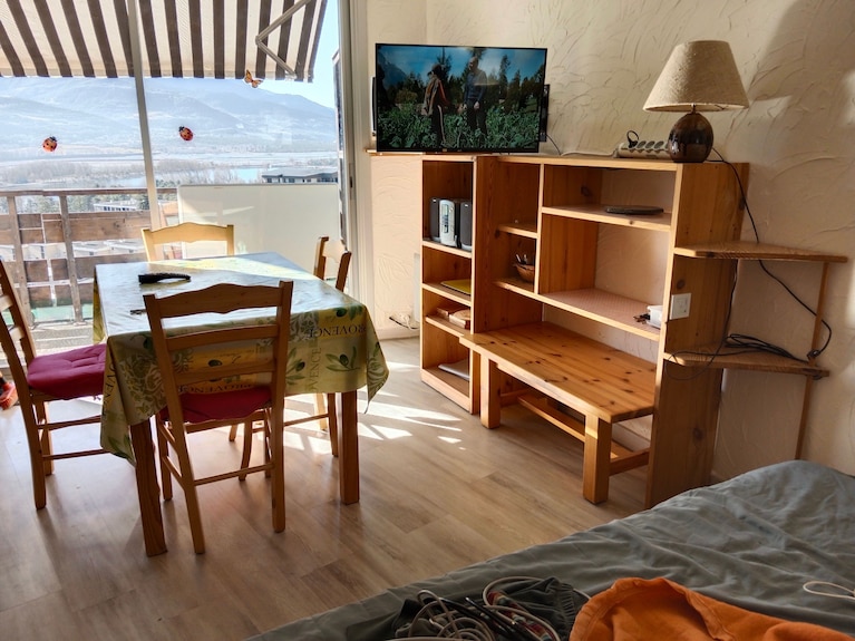 Le Mirador - Studio Avec Balcon Vue Lac Et Montagnes - Lac de Serre-Ponçon