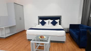 Roupa de alta qualidade, camas de colchão Select Comfort, minibar