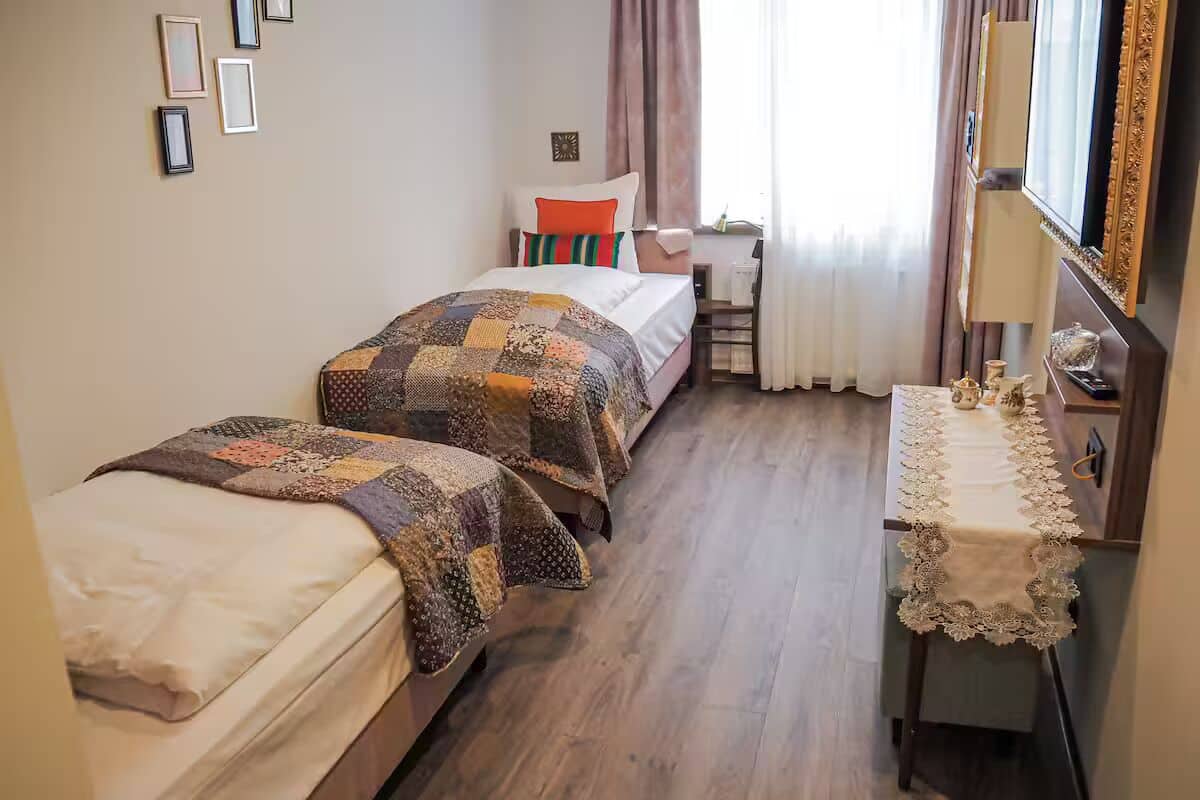 Quarto (ALMA's Zweier Zimmer) | Roupa hipoalergénica, quartos insonorizados, Wi-fi grátis