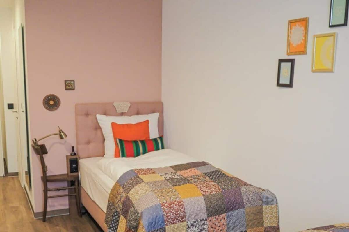 Quarto (ALMA's Einzelzimmer) | Roupa hipoalergénica, quartos insonorizados, Wi-fi grátis