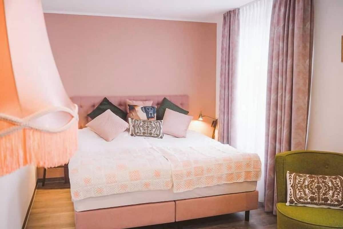 Quarto (ALMA's Lieblingszimmer) | Roupa hipoalergénica, quartos insonorizados, Wi-fi grátis