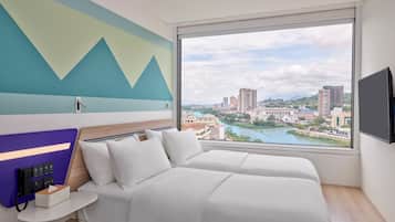 Quarto Standard, 2 camas individuais | Vista para a cidade