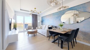 Apartamento (207D) | Sala de estar | TV de ecrã plano